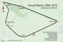 Circuit de Reims-Gueux 1954-1972 layout | GTPlanet