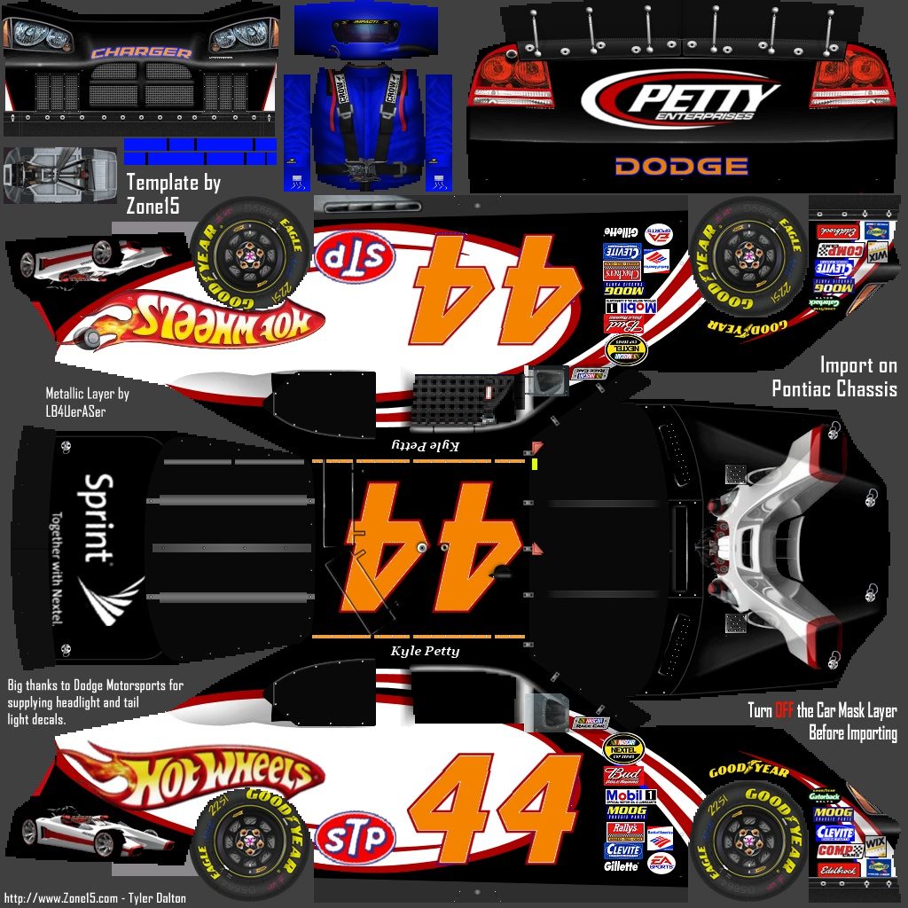 Nascar Templates 2009
