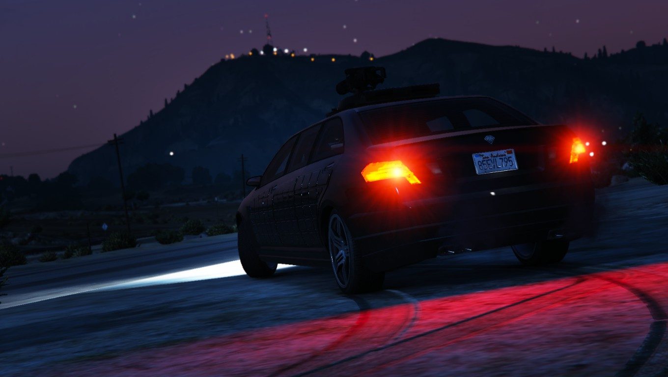 An armored limo with a minigun | GTPlanet