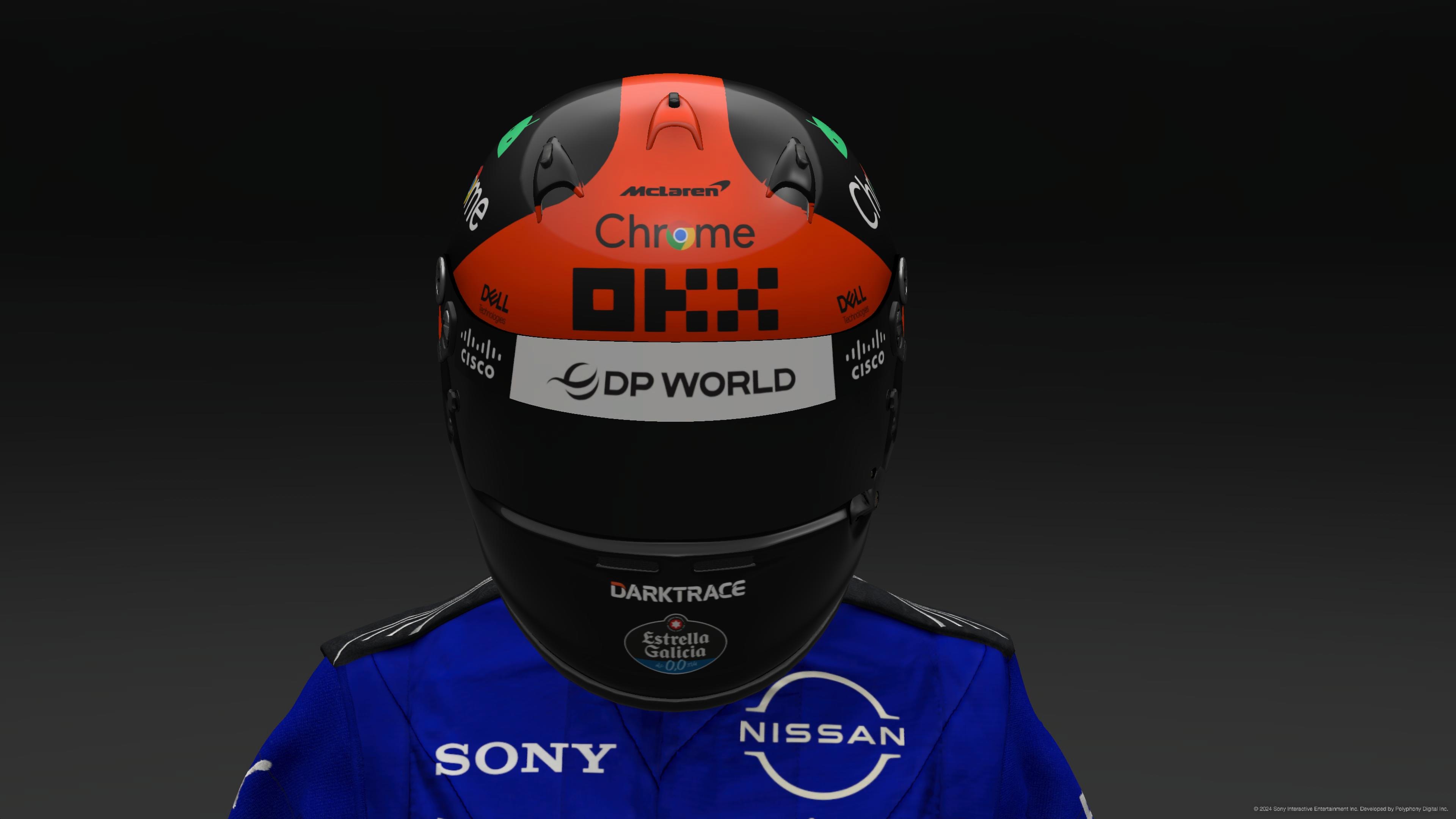 Emerson Fittipaldi 2024 McLaren Helmet - Pic 2 | GTPlanet