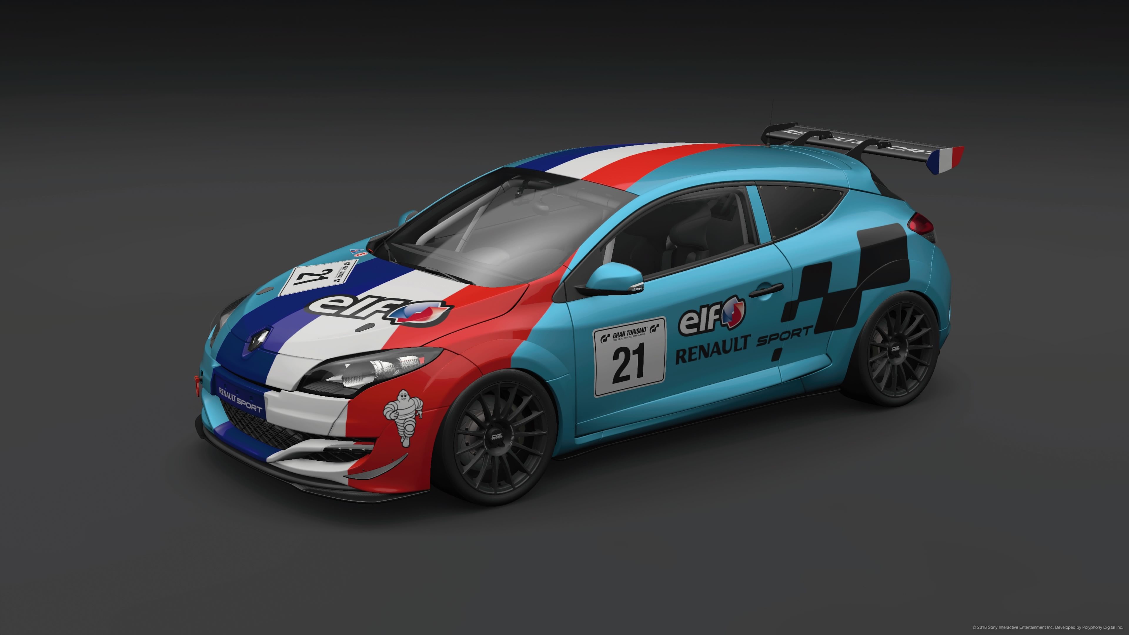 French Flag Renault Sport Mégane Front 3/4 | GTPlanet