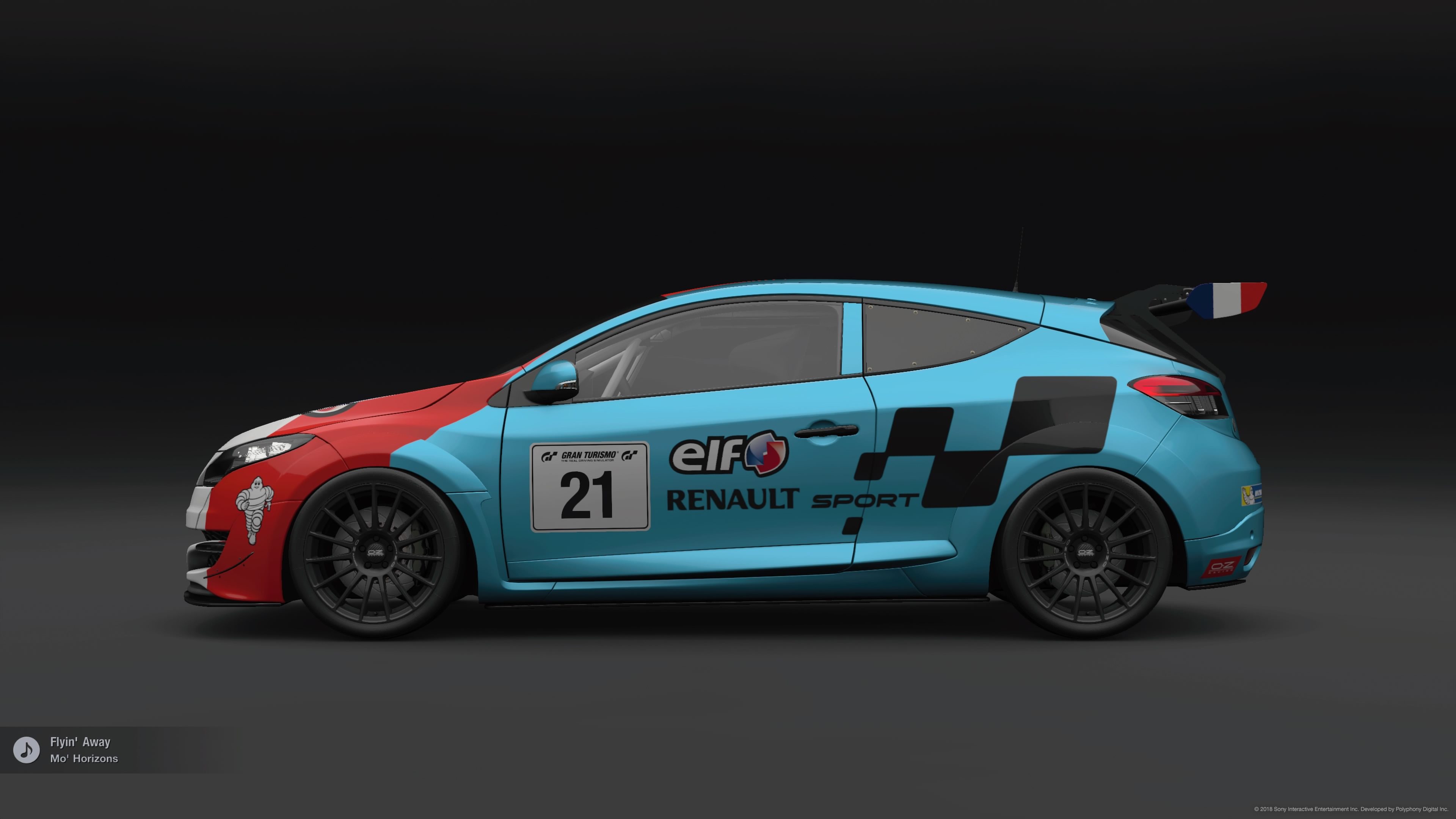 French Flag Renault Sport Mégane Side | GTPlanet