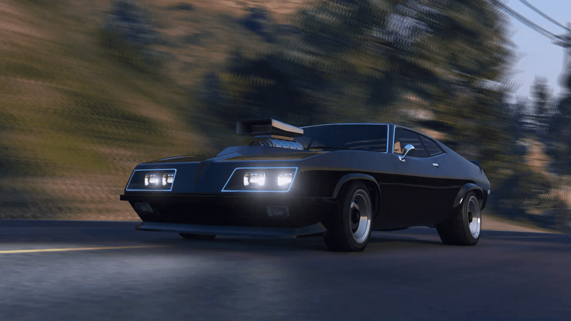 (HD) Intercepting through the hills with the Vapid Apocalypse Imperator 2