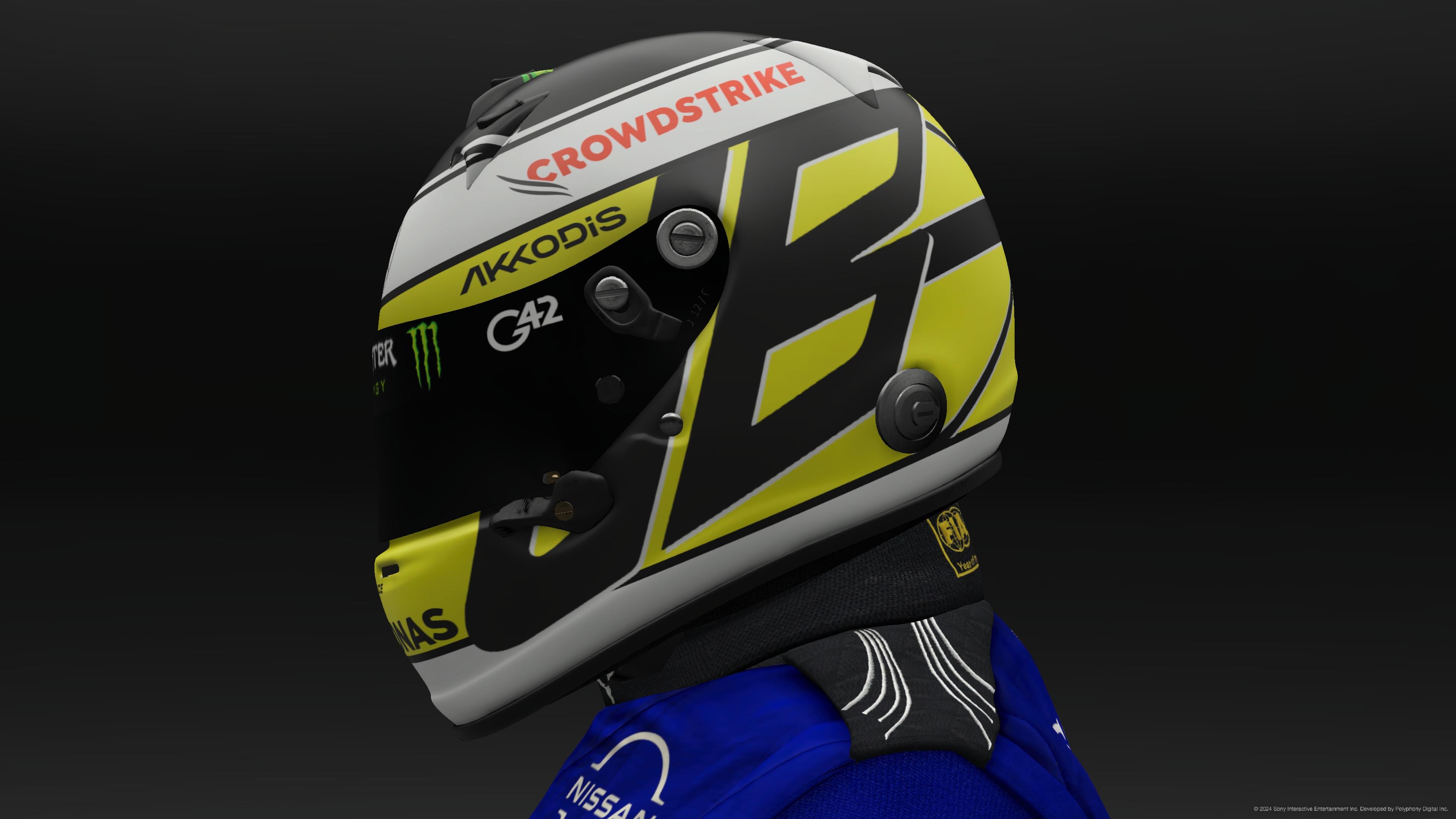 Jensen Button 2024 Mercedes Helmet - Pic 1 | GTPlanet