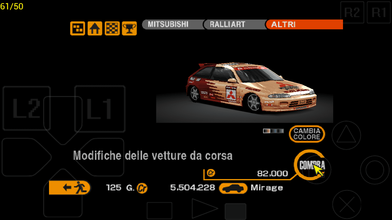 Mitsubishi Mirage Cyborg R '92 Peach Racing Modification | GTPlanet
