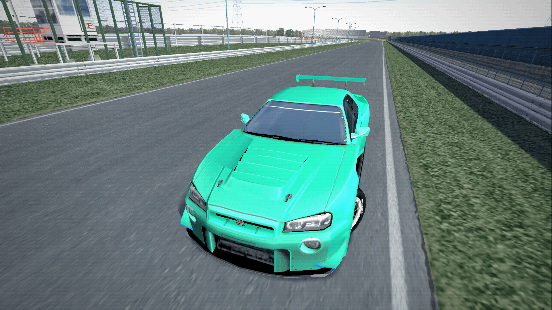 Nissan FALKEN☆GT-R Race Car '04 Green Race.png | GTPlanet