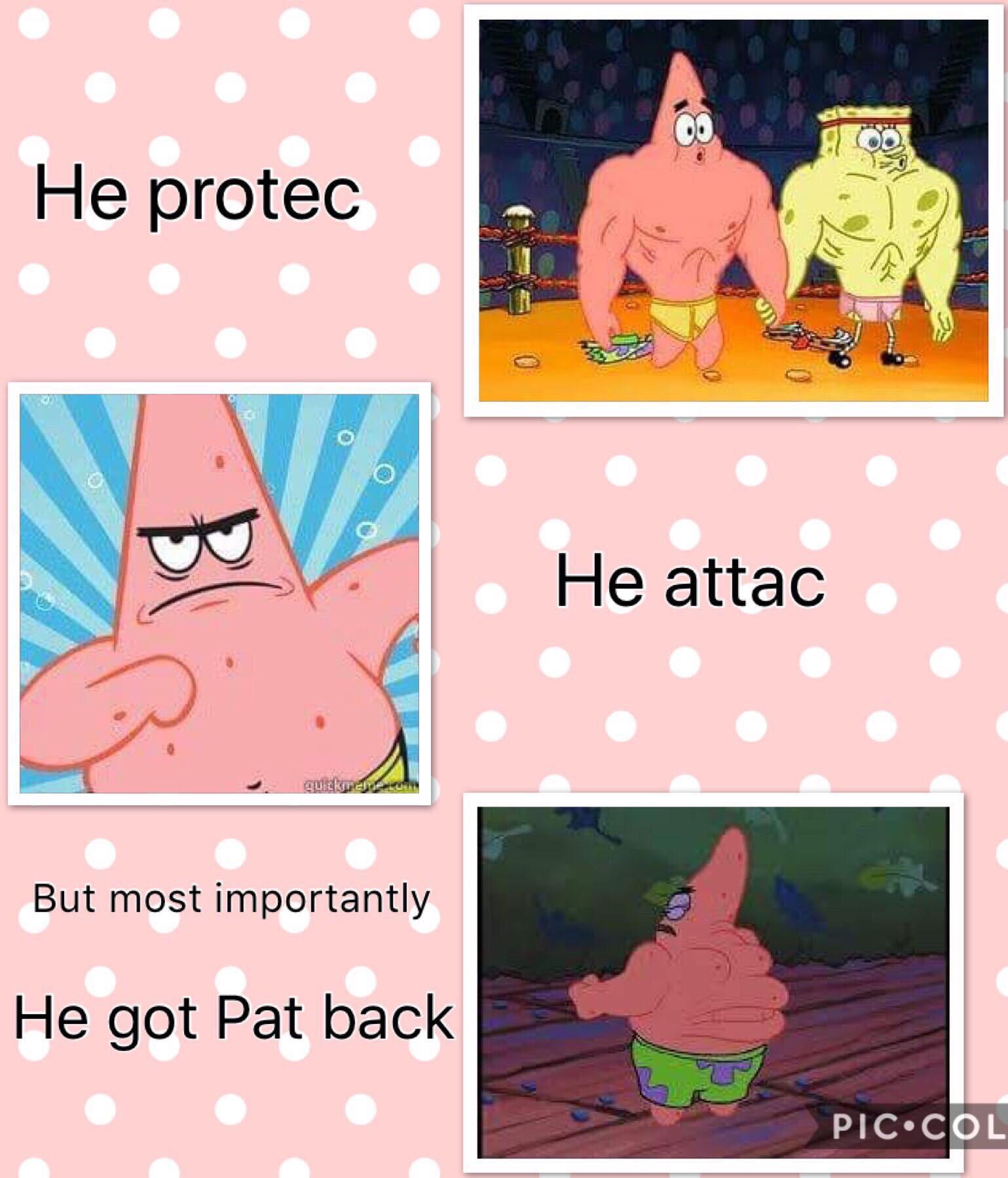 Patrick has been on a meme rampage, so here's one with him using an ...