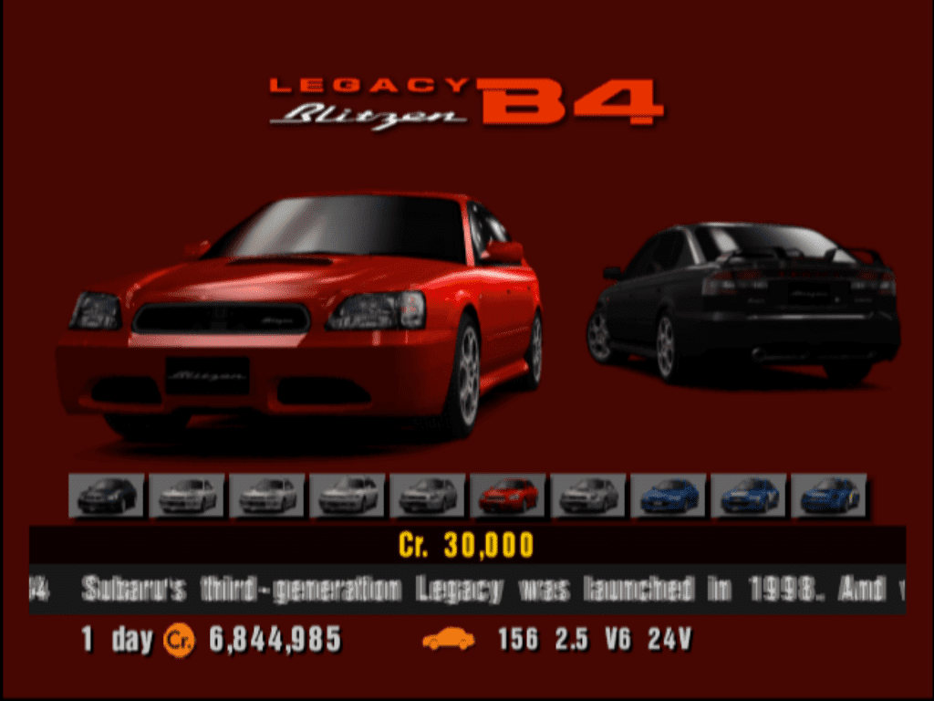Subaru Legacy B4 Blitzen