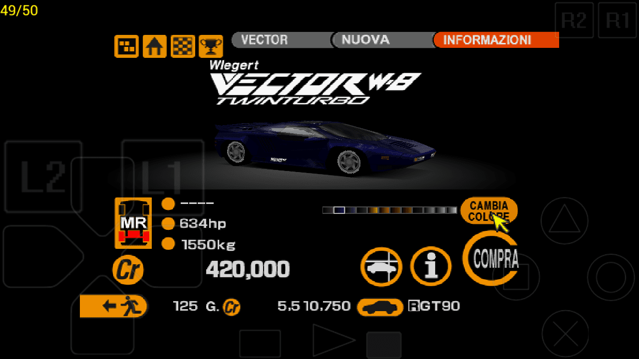 Vector Wiegert Vector W8 Twin Turbo Dark Blue | GTPlanet