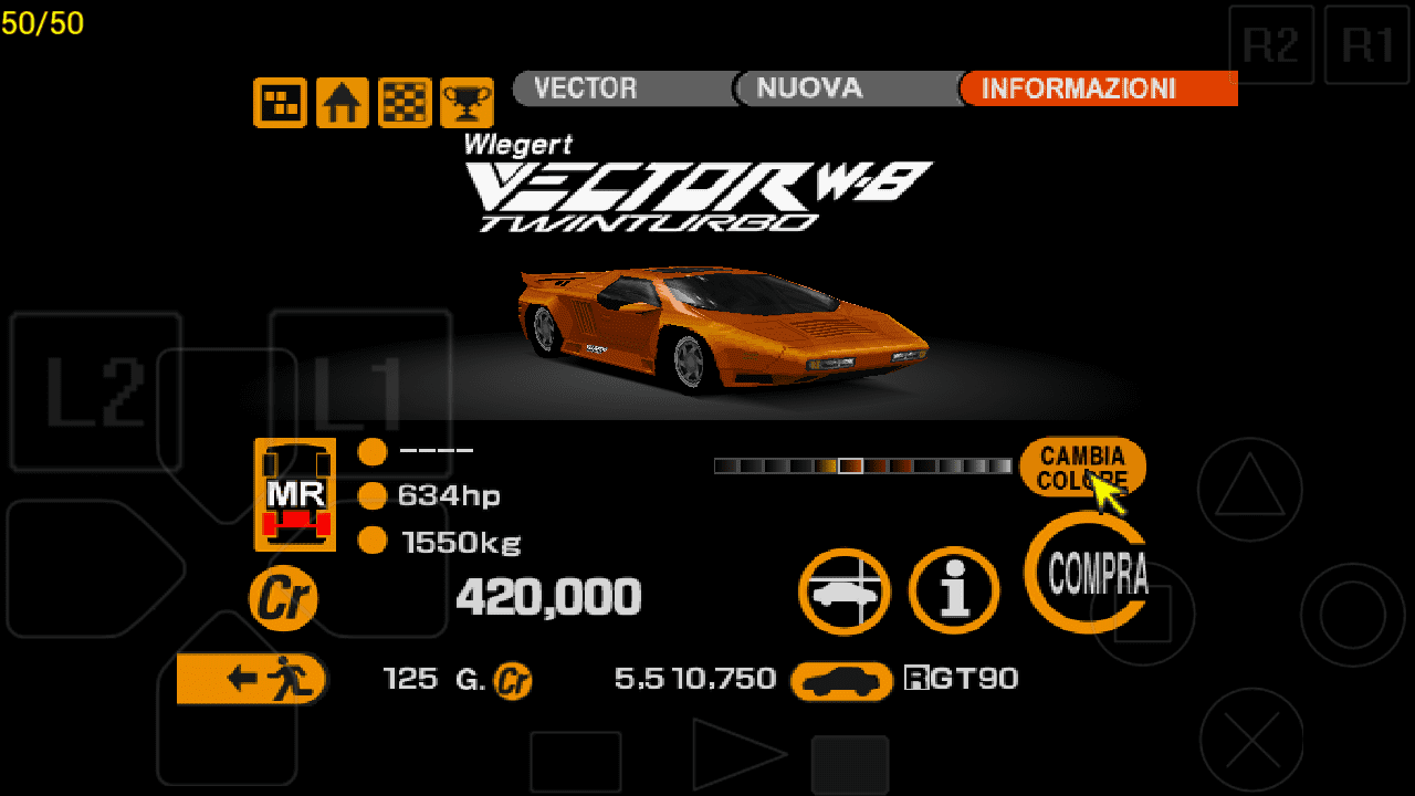 Vector Wiegert Vector W8 Twin Turbo Orange | GTPlanet