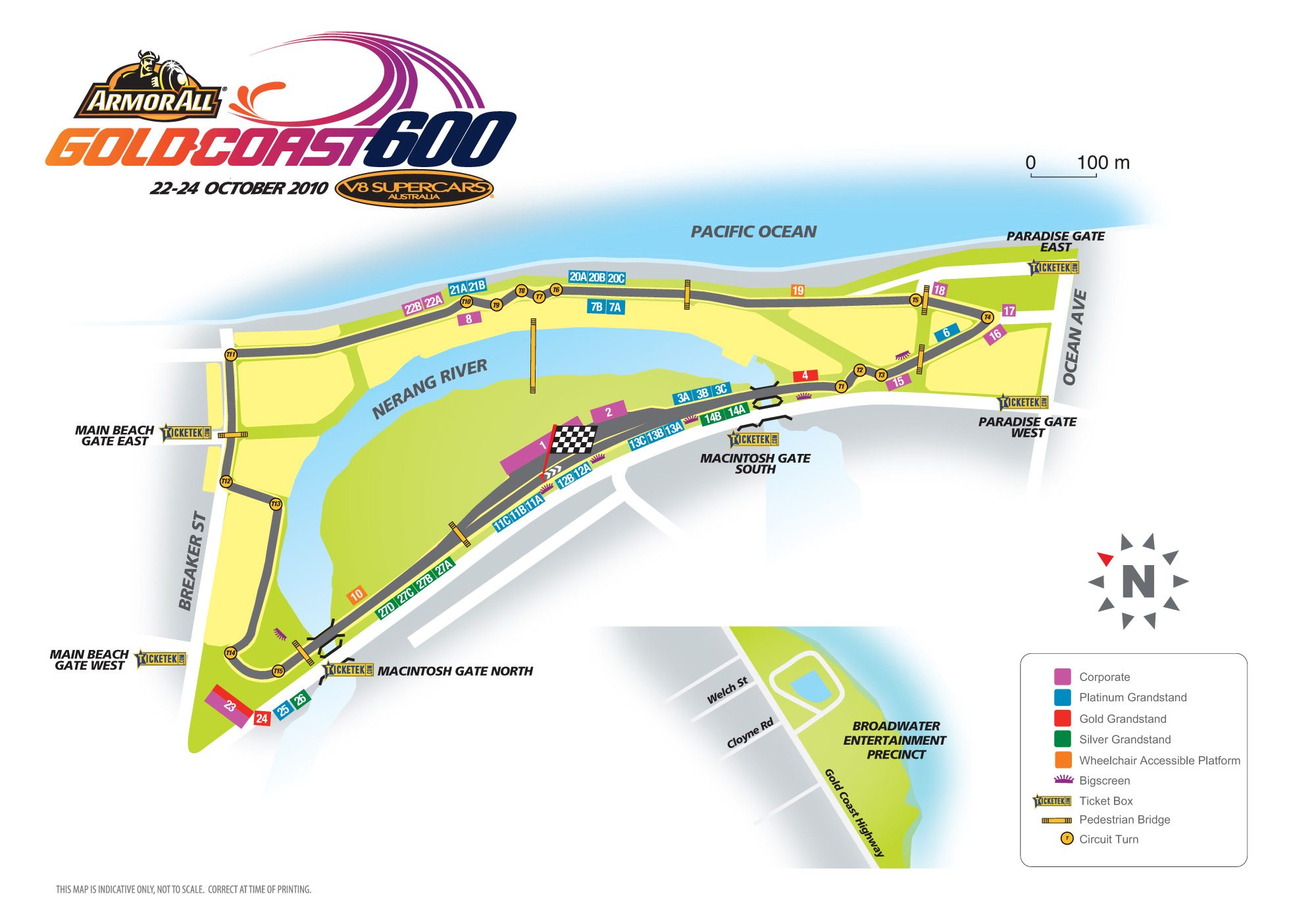 Surfers Paradise Street Circuit Gold Coast Gtplanet
