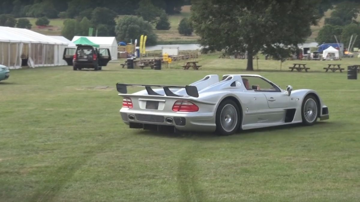 Watch This Ultra-Rare CLK-GTR Roadster Get Spanked Up a Country Road ...