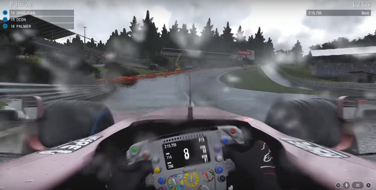 F1 2017 Wet Weather Video Shows Off Impressive Drying Racing Line ...