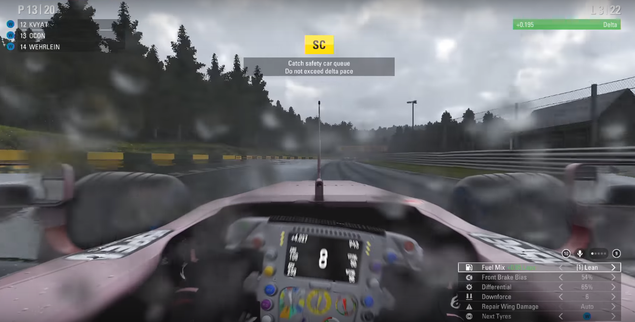 F1 2017 Wet Weather Video Shows Off Impressive Drying Racing Line ...