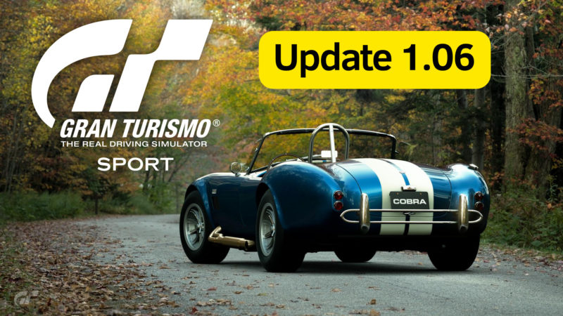 GT Sport Update 1.06 Now Available, Brings New Cars & Expands Offline ...
