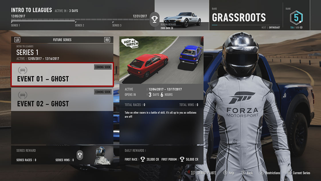 Leagues Arrive in Forza Motorsport 7 on December 5 – GTPlanet