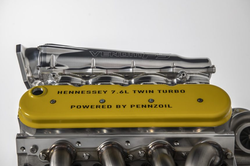 Hennessey Takes The Covers Off The Venom F5’s 1600hp+ Monster Engine ...