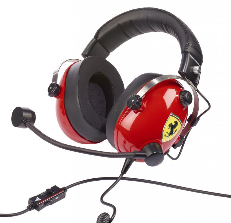 Thrustmaster Unveils Its New T.Racing Scuderia Ferrari Edition Headset
