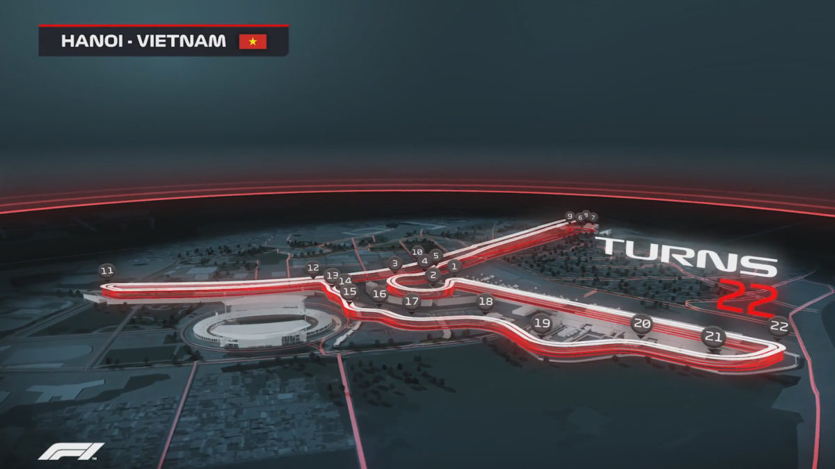 New Hanoi Circuit Revealed for 2020 Formula One Vietnam Grand Prix ...