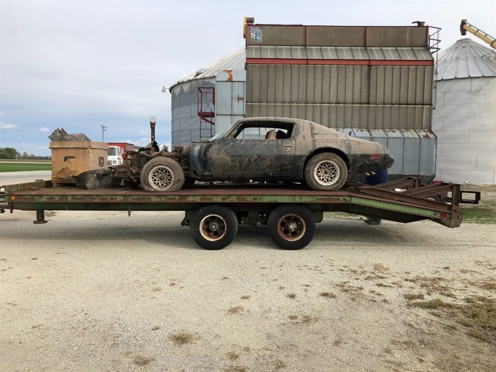 Steve McQueen’s Pontiac Trans Am From The Hunter Emerges From a Barn ...