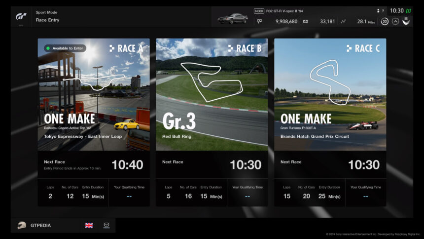 GT Sport Daily Races: A Winning Formula, Raging Bulls, and Copen With ...