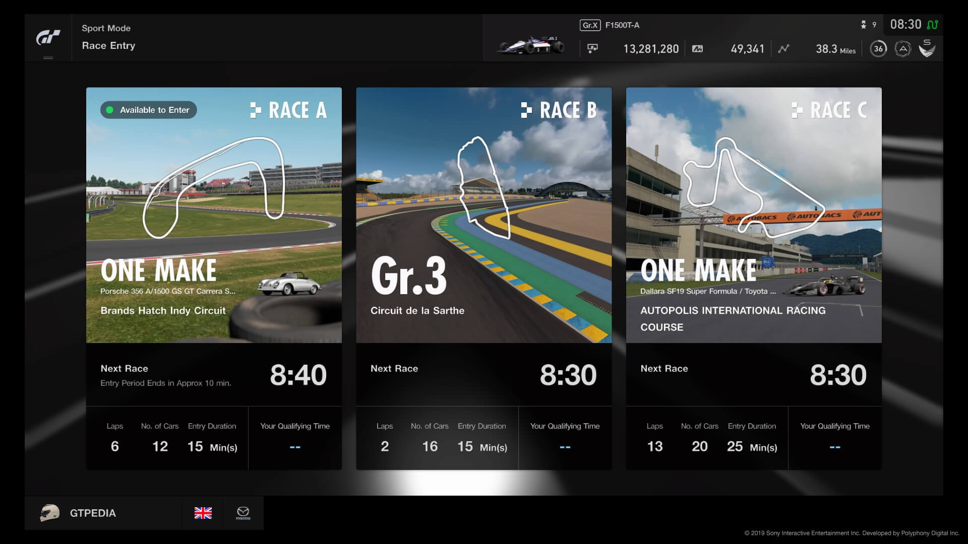 GT Sport Daily Races: Porsche Curves and Super Formula Fun – GTPlanet