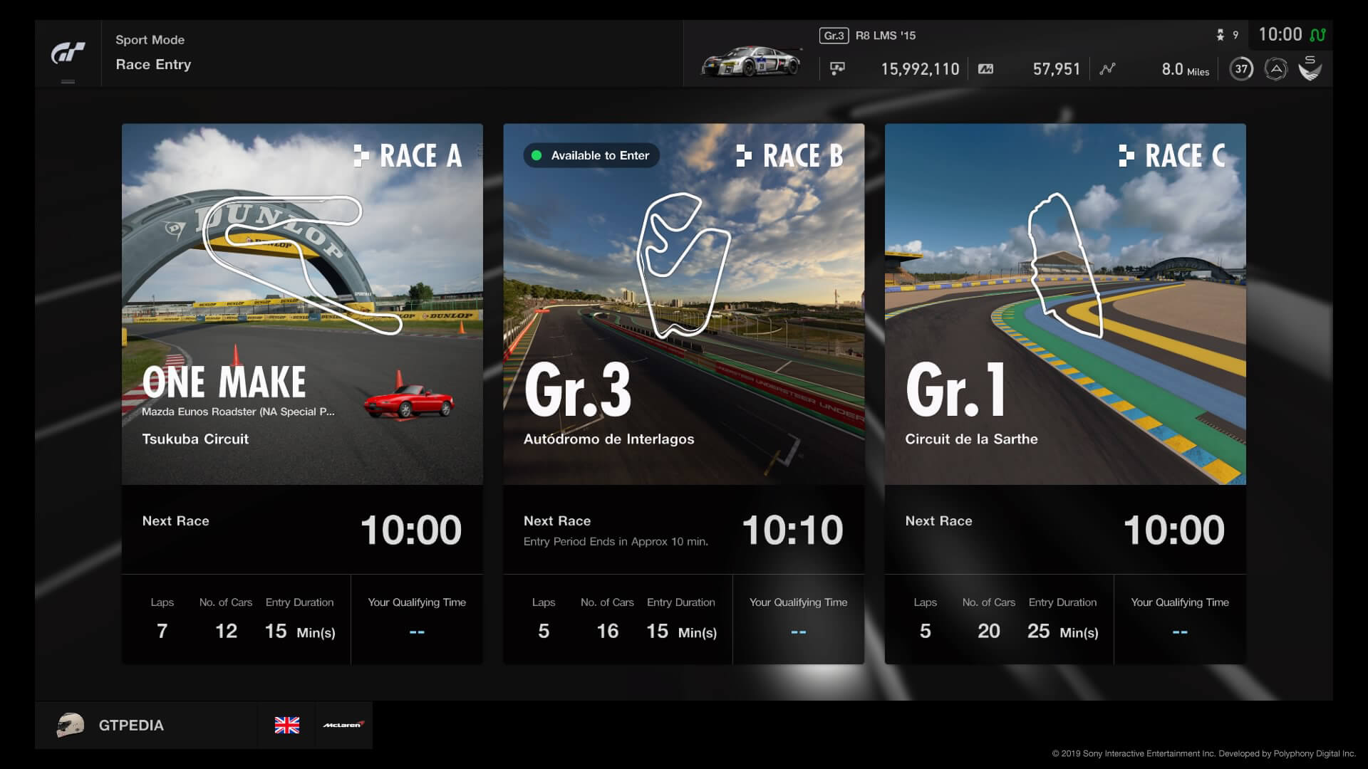 GT Sport Daily Races: Lakes, Straights and Cabriolets – GTPlanet