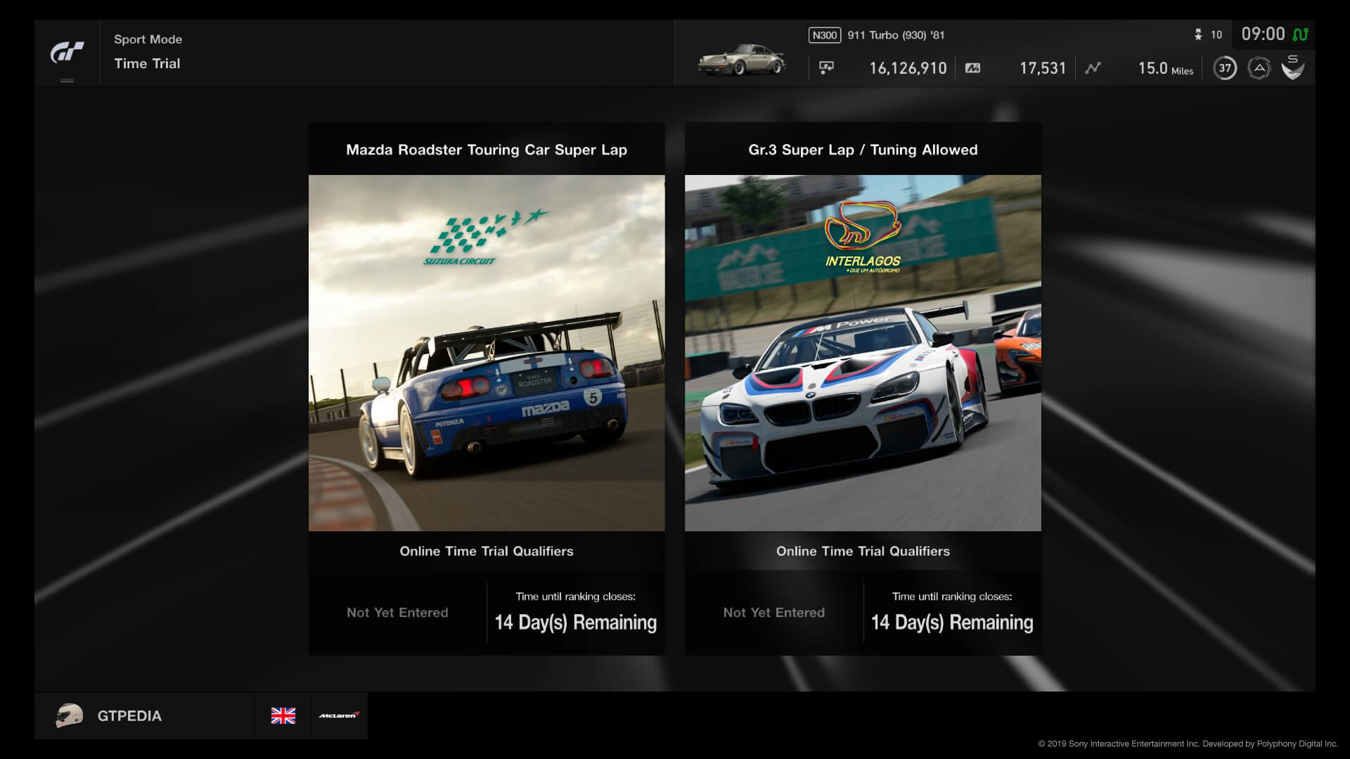 GT Sport Time Trial: Mazda Attack and Tuned Racers – GTPlanet