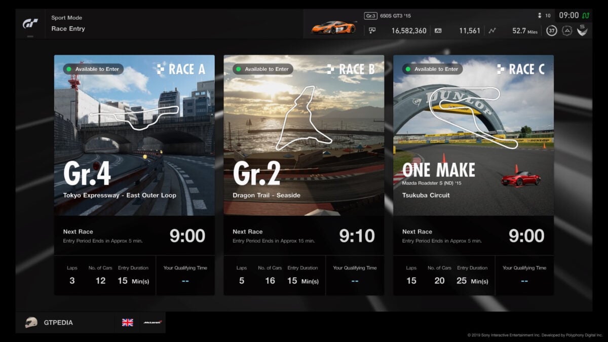 GT Sport Daily Races: Roadster Endurance and Super GT by the Sea – GTPlanet
