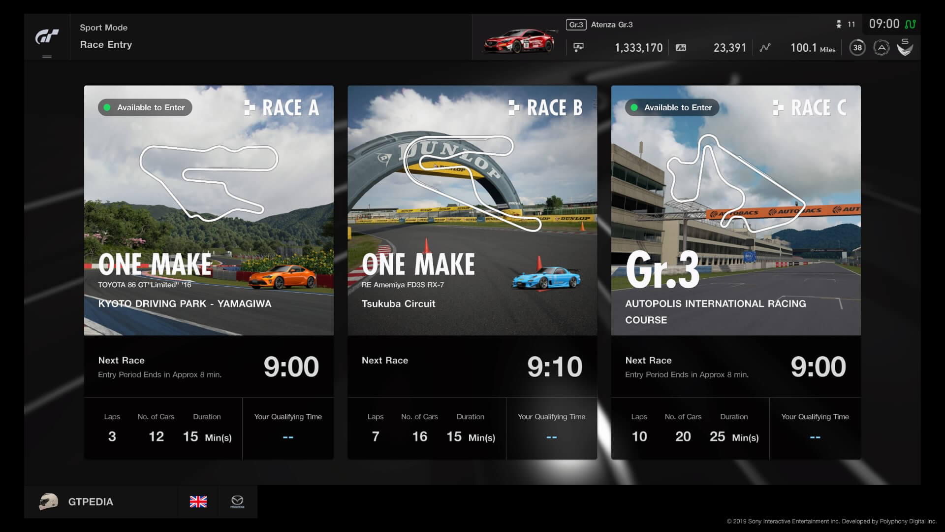 GT Sport Daily Races: One Plus One Makes Three – GTPlanet