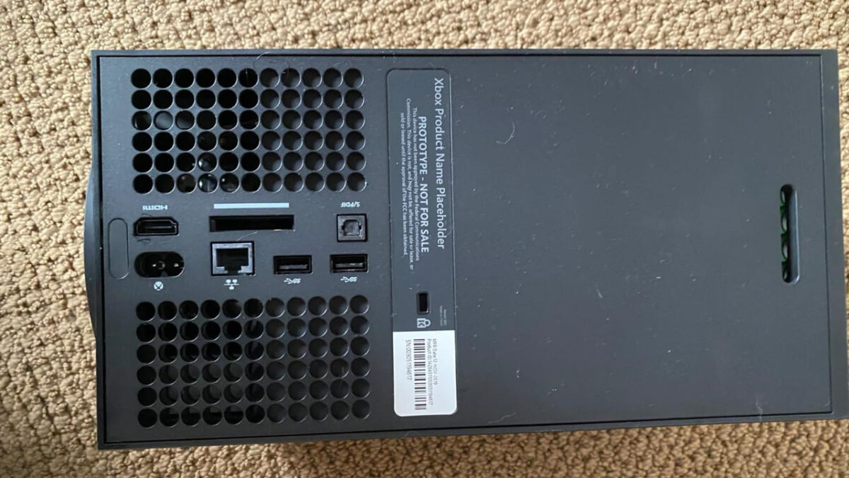 Xbox Series X Prototype Unit Likely Reveals the Console’s True Form ...