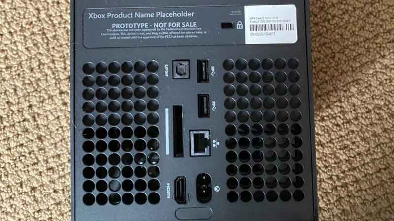 Xbox Series X Prototype Unit Likely Reveals the Console’s True Form ...