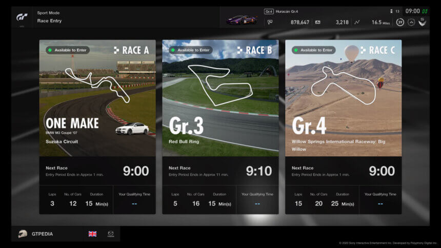 GT Sport Daily Races: Ultimate Driving Machine – GTPlanet