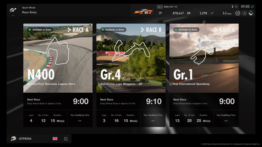 GT Sport Daily Races: Enduring Icons – GTPlanet