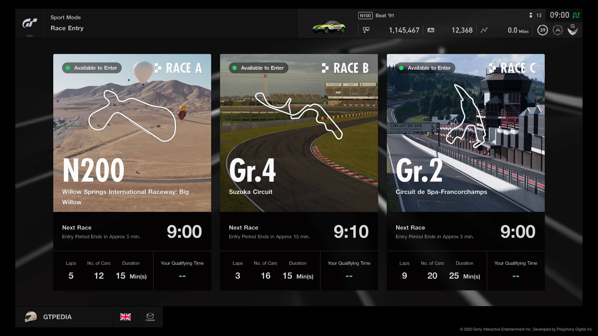 GT Sport Daily Races: The Continental – GTPlanet