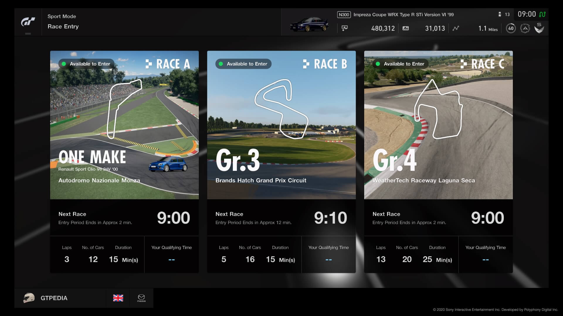 GT Sport Daily Races: Winning in Wine Country – GTPlanet