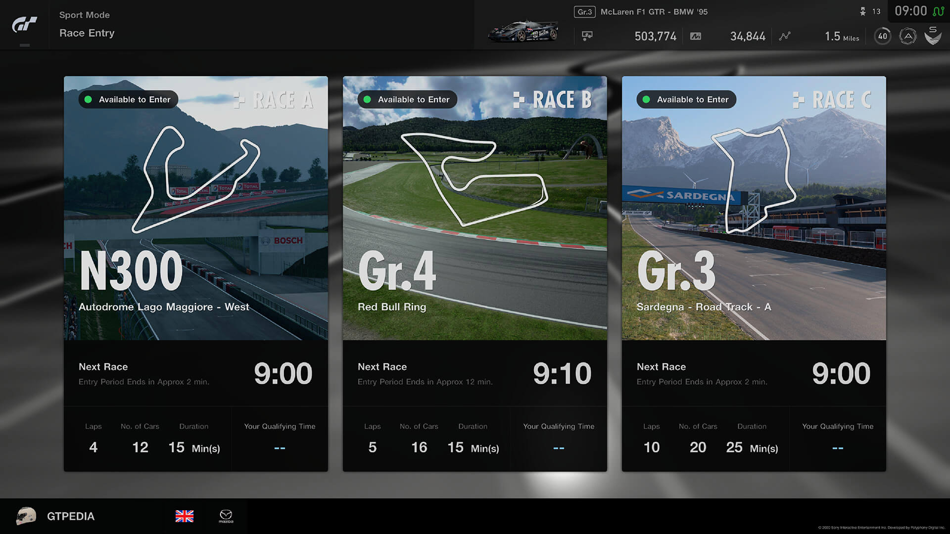 GT Sport Daily Races: Straight Down the Middle – GTPlanet