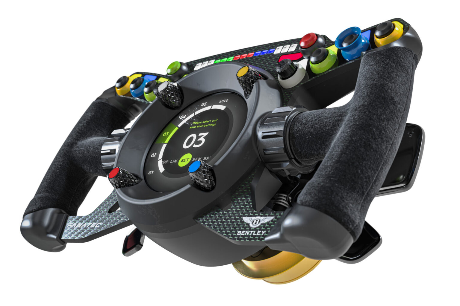 Fanatec Bentley Wheel Will Drive Up Pikes Peak Then Mount to Your Sim ...