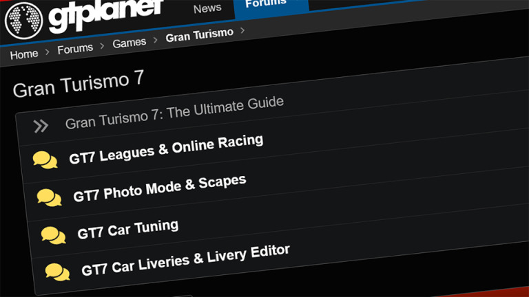 Gran Turismo 7 Subforums Now Open on GTPlanet – GTPlanet