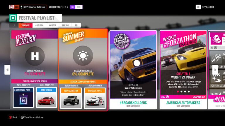 Forza Horizon 4 Season Change: 57 Varieties – GTPlanet