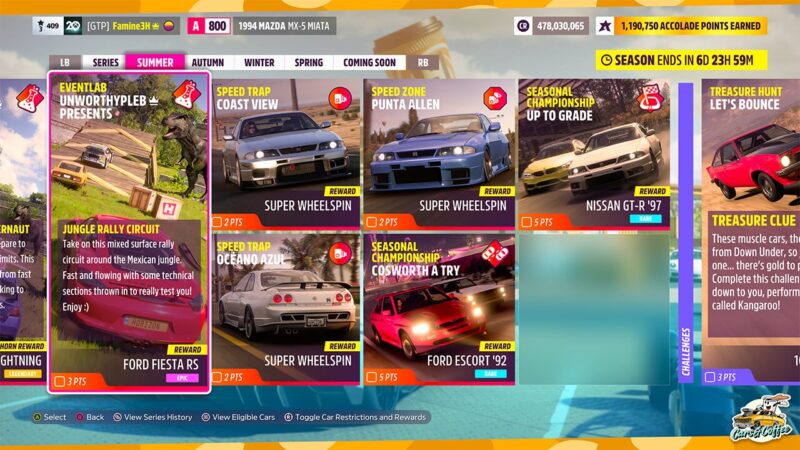 Forza Horizon 5 Season Change: Better Latte Than Never – GTPlanet