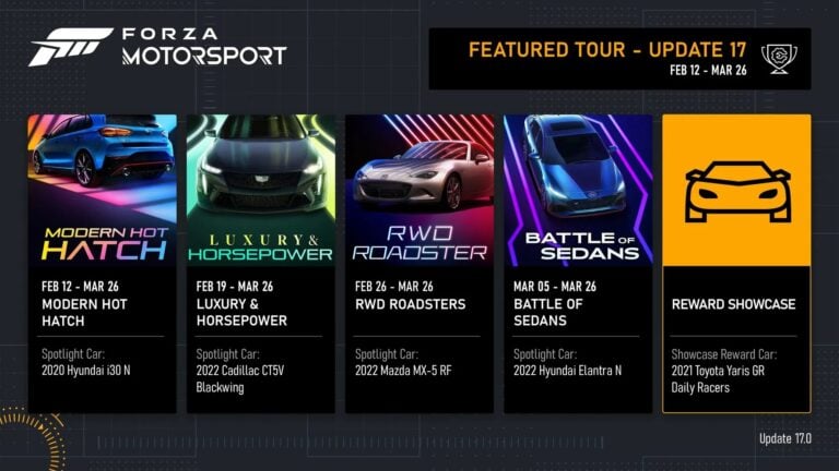 Forza Motorsport Update 17: Daily Racers Rev It Up – GTPlanet
