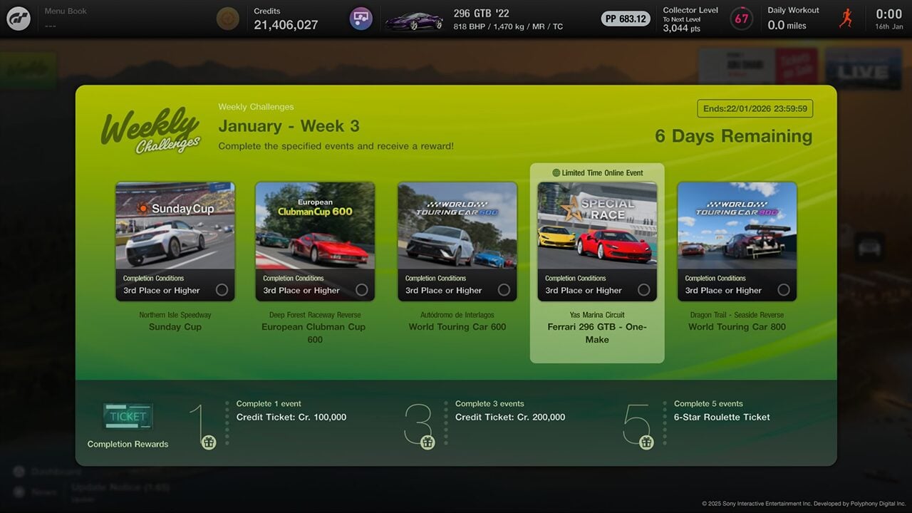 Gran Turismo 7 Weekly Challenges: Crazy Horses – GTPlanet